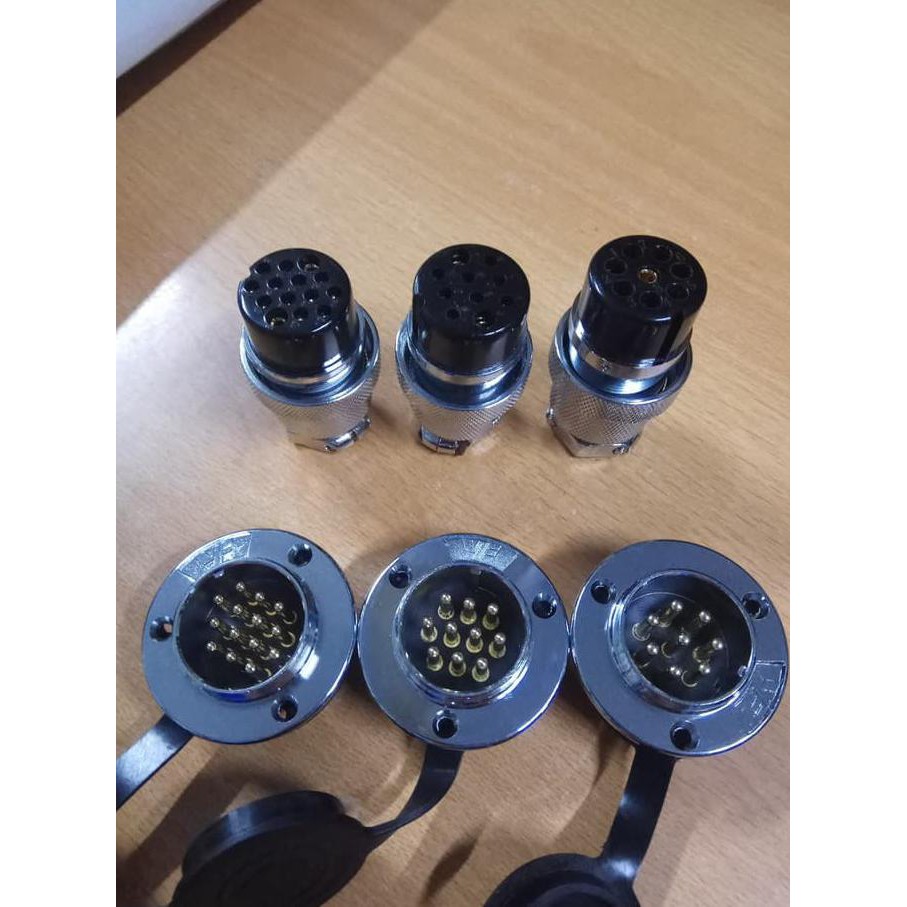 Jual terlaris Circular connector konektor bulat 30 mm 14 10 8 pin bukan ...