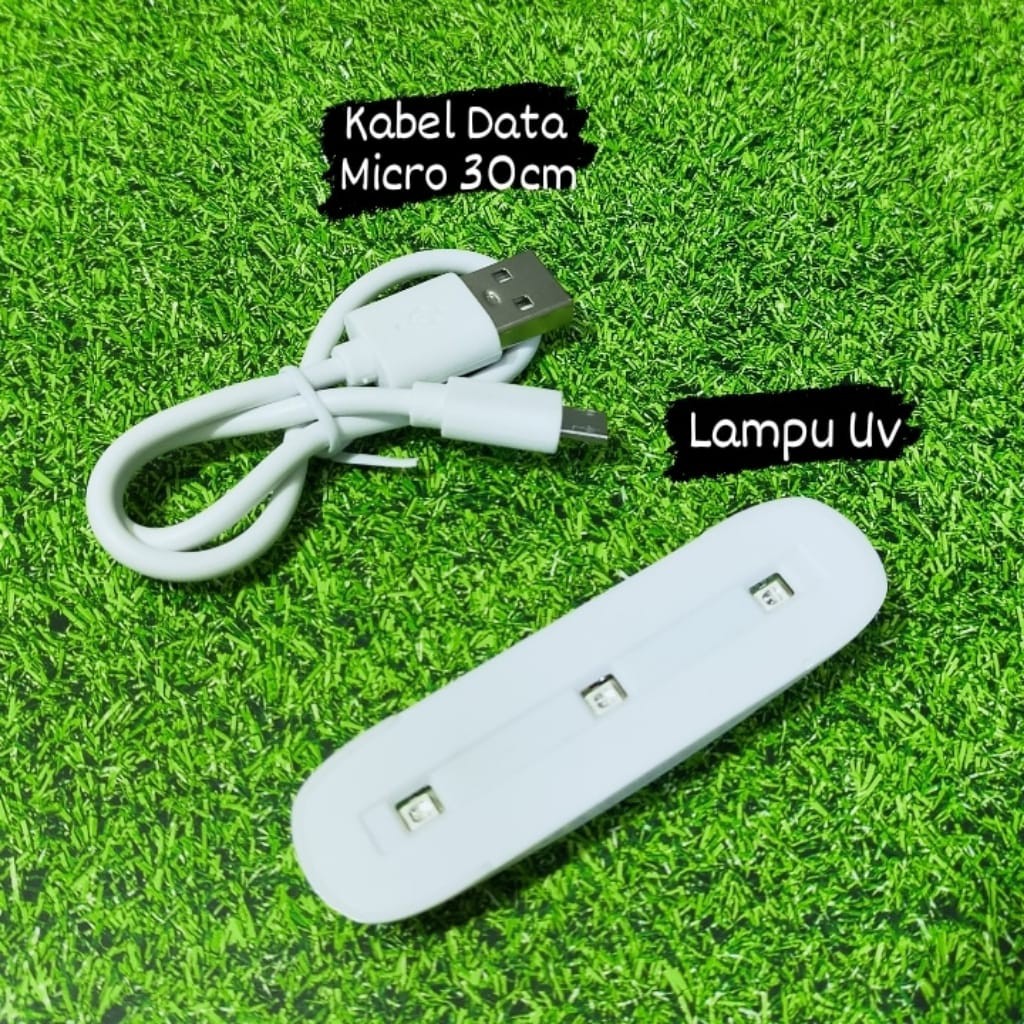 Jual LAMPU UV TEMPERED GLASS SINAR UV + KABEL MICRO 30CM | Shopee Indonesia