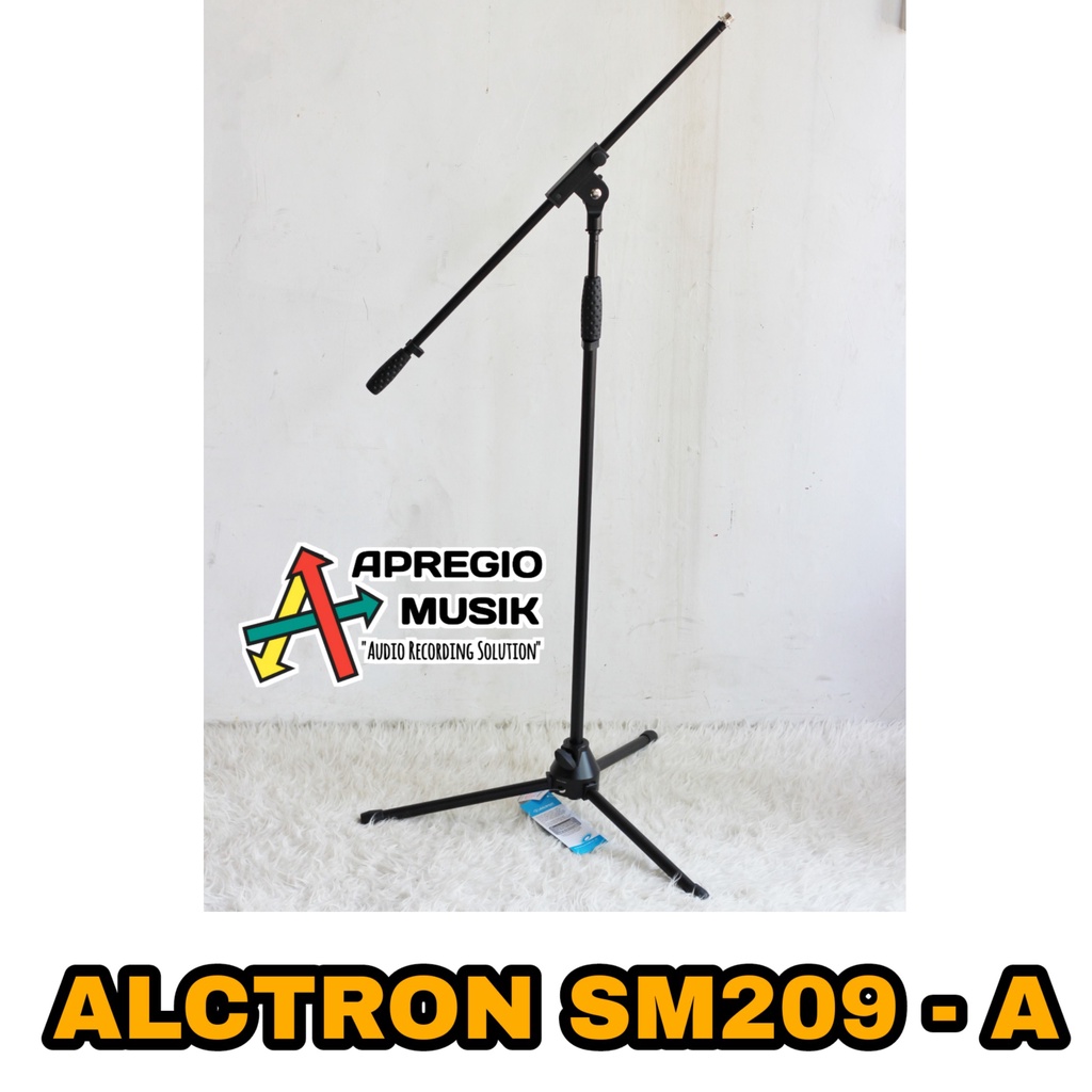Jual ALCTRON SM209 STAND MICROPHONE High Quality Kokoh | Shopee Indonesia