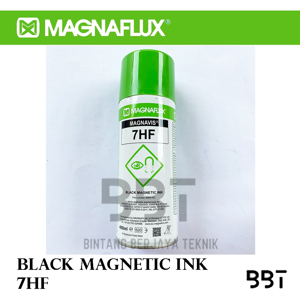 Jual Magnaflux Magnavis 7HF Black Magnetic Ink 400ml / MPI ink 7 HF ...