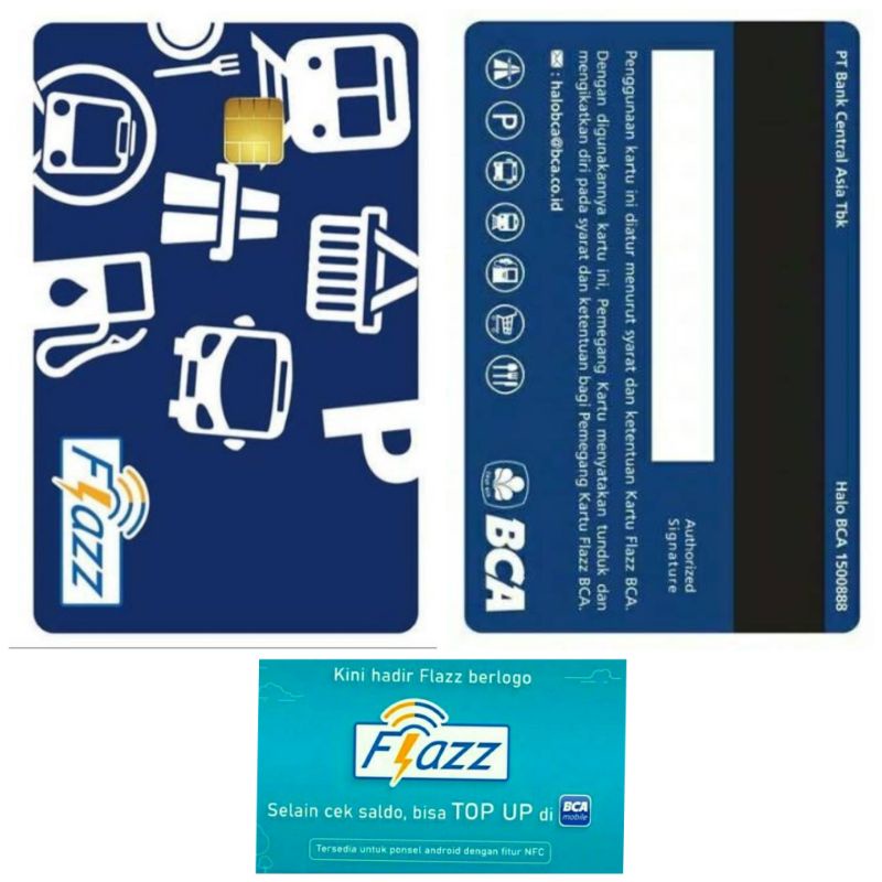 Jual Kartu eTOLL Flazz BCA GEN2 /Gen 2 Reguler Putih Biru ORI /Like eTOLL eMONEY Tapcash or ...