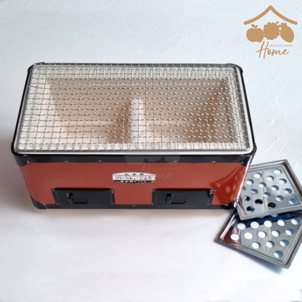Jual Kinka Rectangular Charcoal Konro Grill Japanese Barbecue Hibachi ...