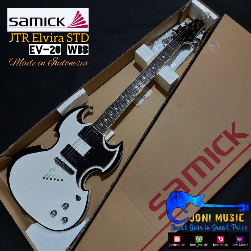 Jual Gitar Samick JTR Elvira Original Made in Indonesia | Shopee Indonesia
