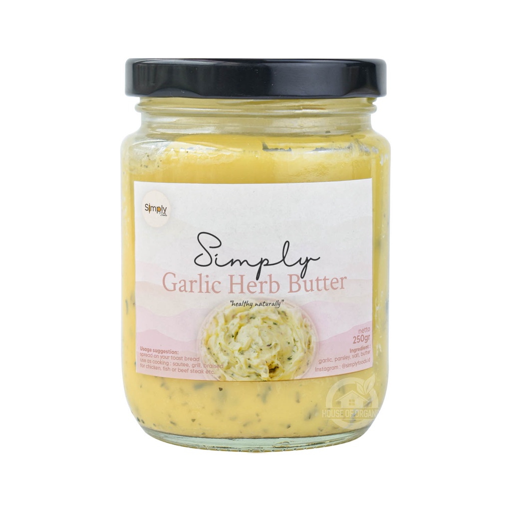Jual Simply Garlic Herb Butter 250 Gr | Shopee Indonesia
