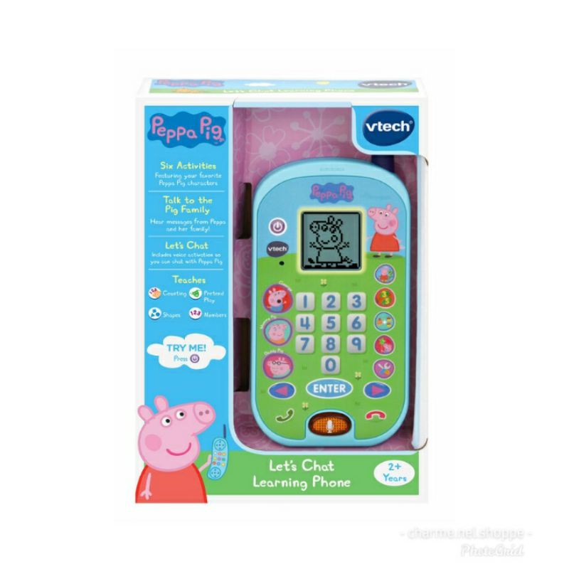 Jual VTech Peppa Pig Let's Chat Learning Phone - English Edition ...