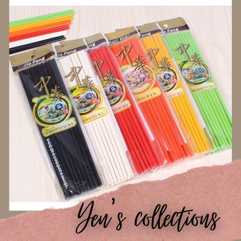 Jual Sumpit mie melamin food grade bisa dicuci isi 10 pasang 20pcs ...