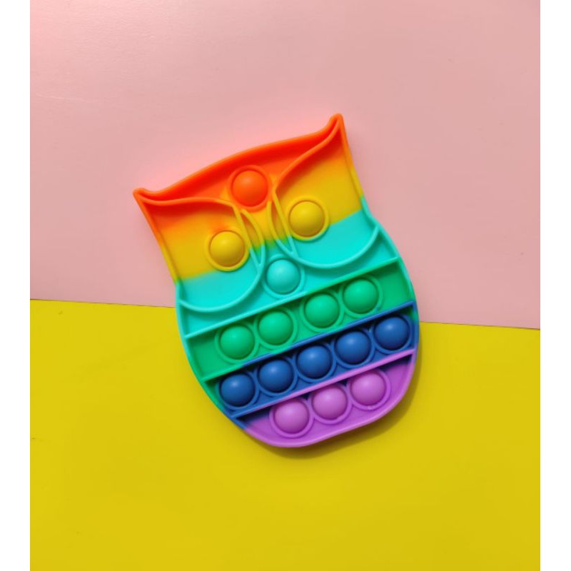Jual Push Bubble Pop It Popits Fidget Toy Owl - Burung Hantu | Shopee Indonesia