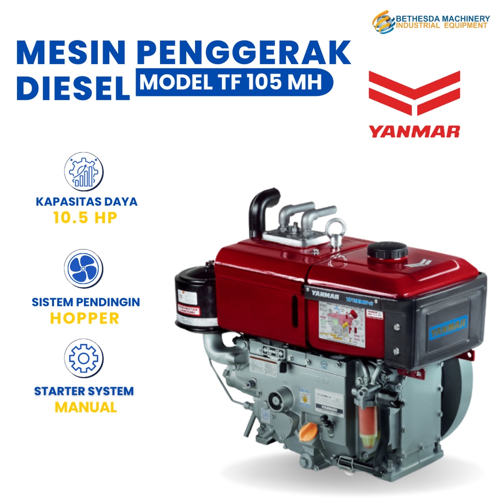 Jual YANMAR TF 105 H - di Mesin Diesel Penggerak 10.5HP / 10.5 PK | Shopee Indonesia