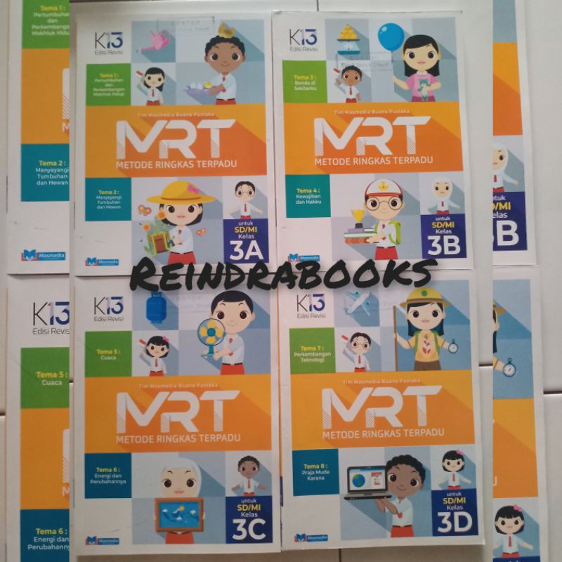 Jual MRT 3A-3D SD/MI kelas 3 K13 edisi revisi | Shopee Indonesia