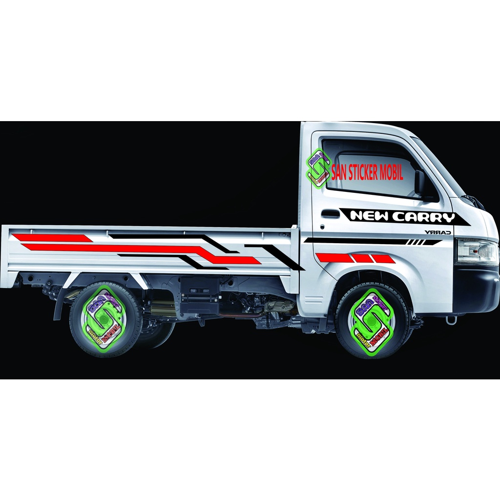 Jual 0200 sticker cutting mobil pick up NEW CARRY list body samping ...