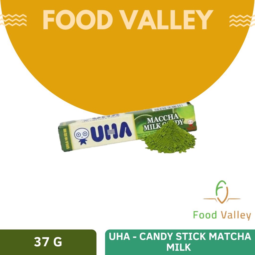 Jual UHA - CANDY STICK MATCHA MILK 37 GRM | Shopee Indonesia