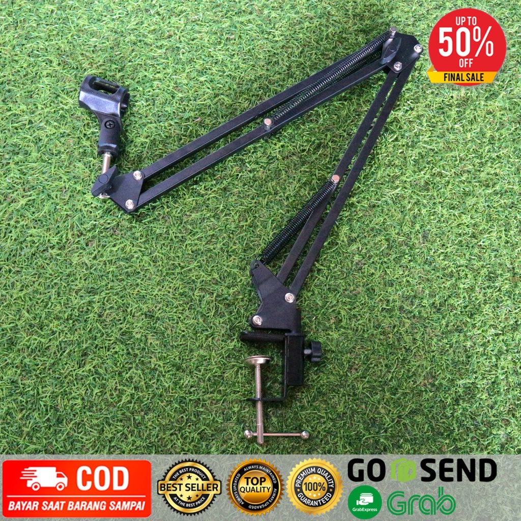 Jual Arm Stand Suspensi Lazypod Mikrofon NB35- Black Taff Studio ...