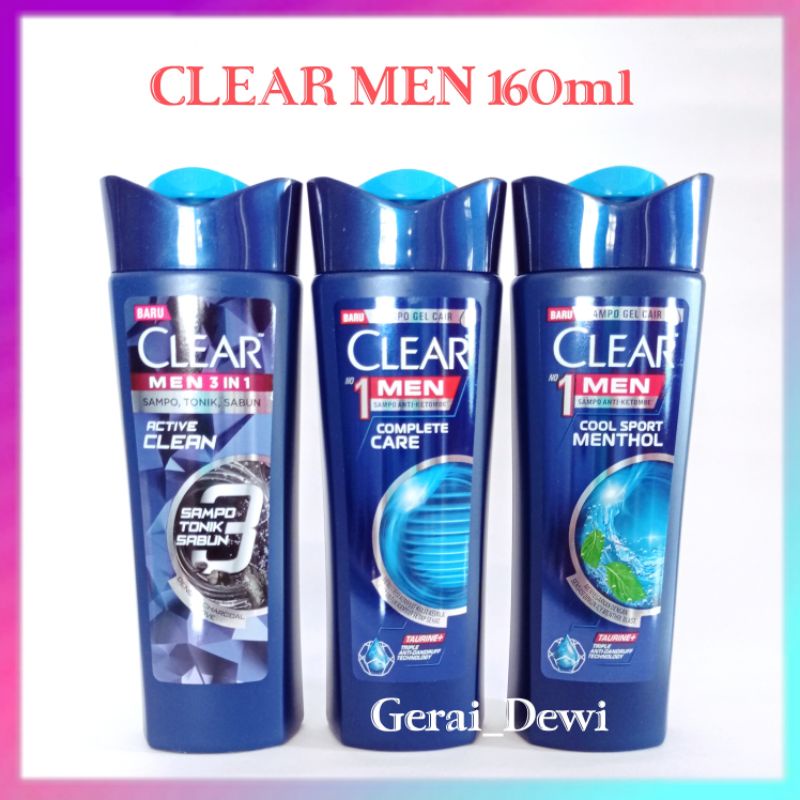 Jual CLEAR Men Shampoo 160ml | Shopee Indonesia