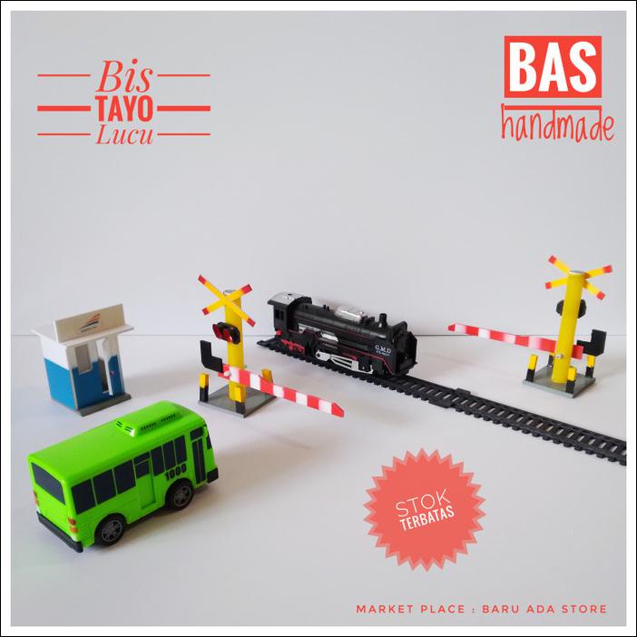 Jual MAINAN BIS TAYO DAN PALANG PINTU KERETA API | Shopee Indonesia