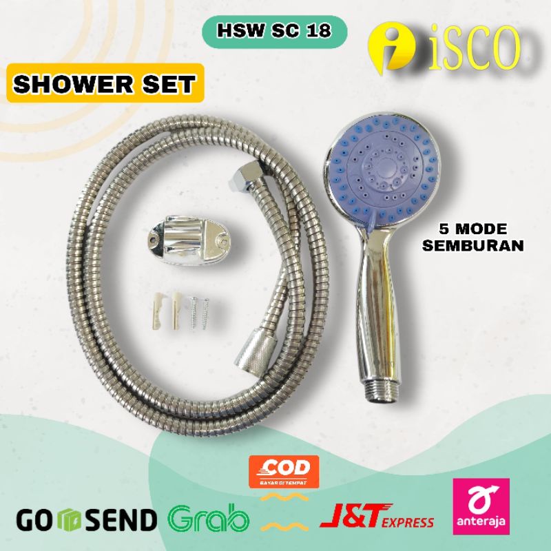 Jual Shower Tangan 5 Mode Hand Shower Kamar Mandi | Shopee Indonesia