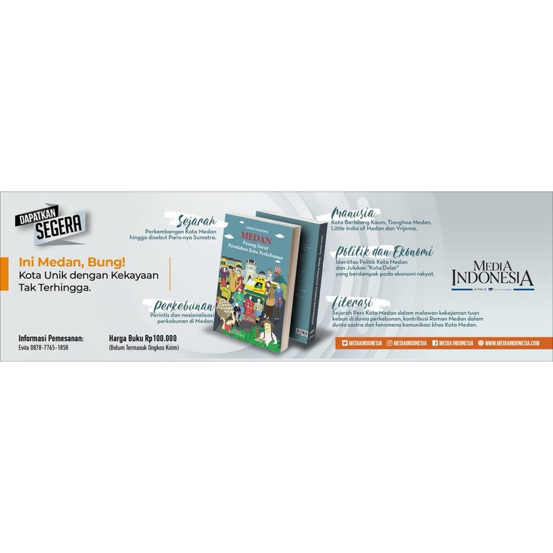 Jual Buku Medan. Pasang Surut Peradaban Kota Perkebunan | Shopee Indonesia