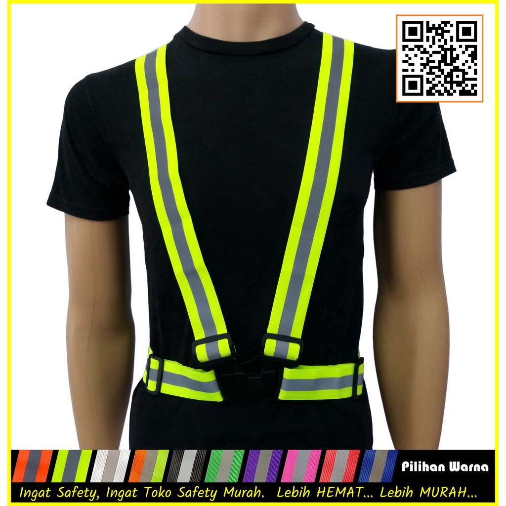 Jual Rompi Elastis Scotlight Vest Rompi Karet Merah Safety Proyek ...
