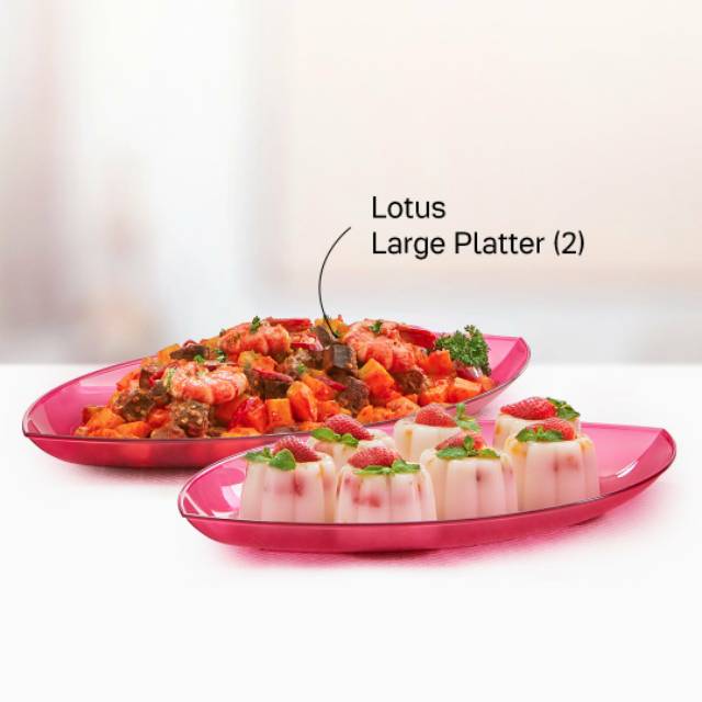 Jual Lotus large platter piring sajian (1) | Shopee Indonesia