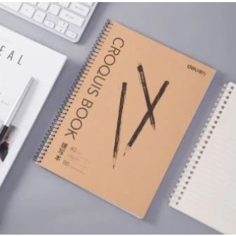 Jual Deli Sketchbook Painting Book 7697 Ukuran B5 Isi 40 Lembar ...