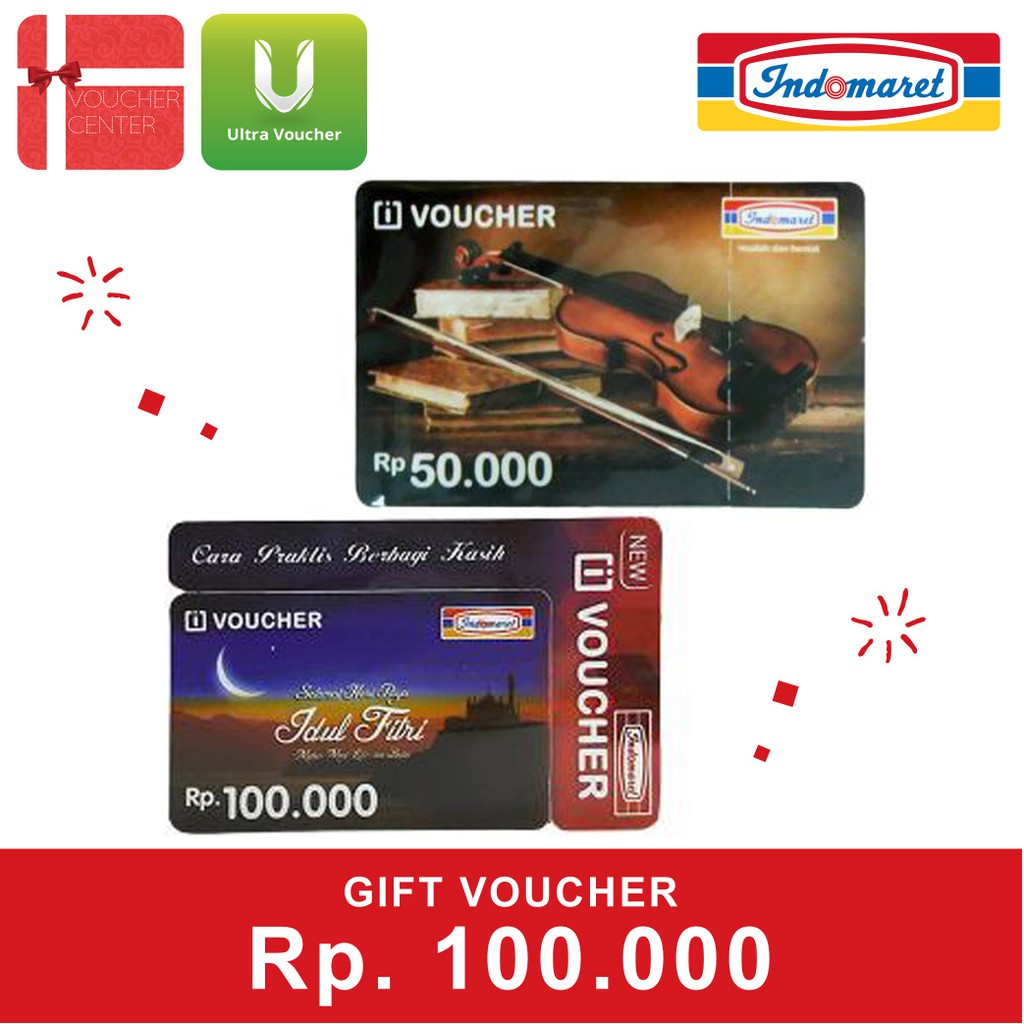 Jual Ultra Voucher Indomaret Gift Card Rp.100.000,- | Shopee Indonesia
