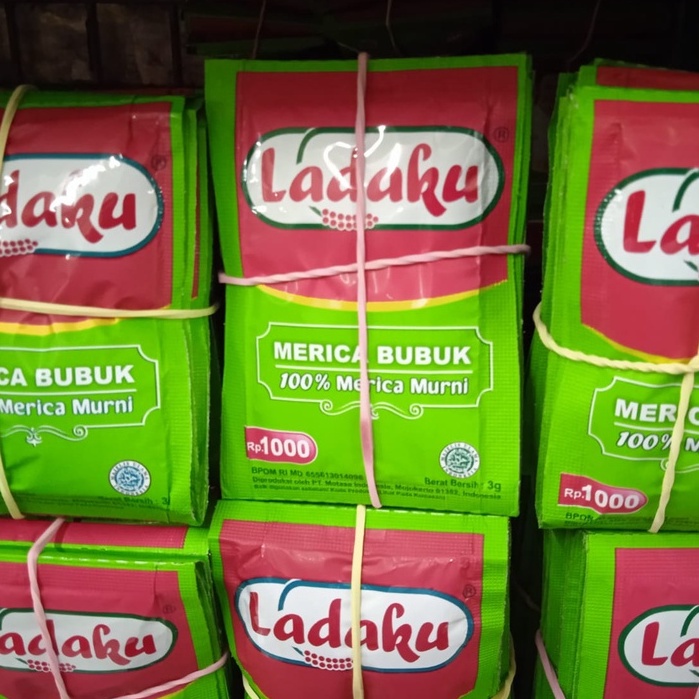 Jual Ladaku Merica Bubuk 3 gr isi 12 sachet | Shopee Indonesia