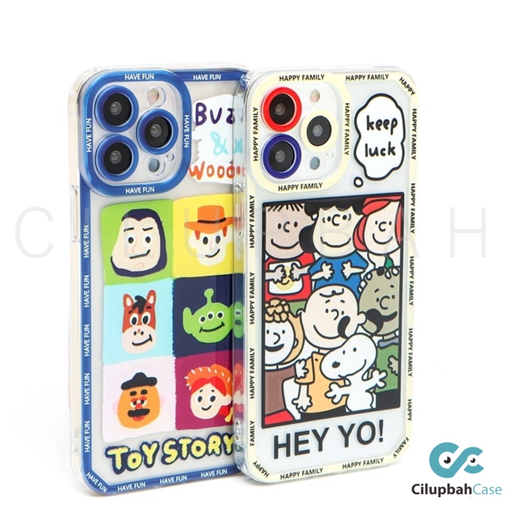 Jual Soft Case Cartoon Snoopy and Toy Story iPhone 7 8 SE 7+ 8+ X XR XS ...