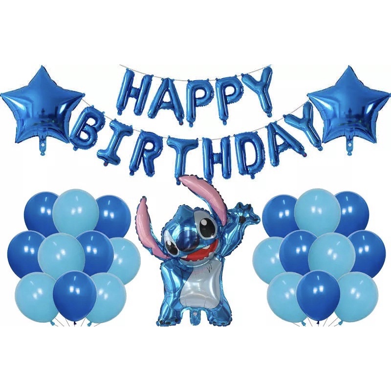 Jual PAKET BALON HBD STITCH | Shopee Indonesia