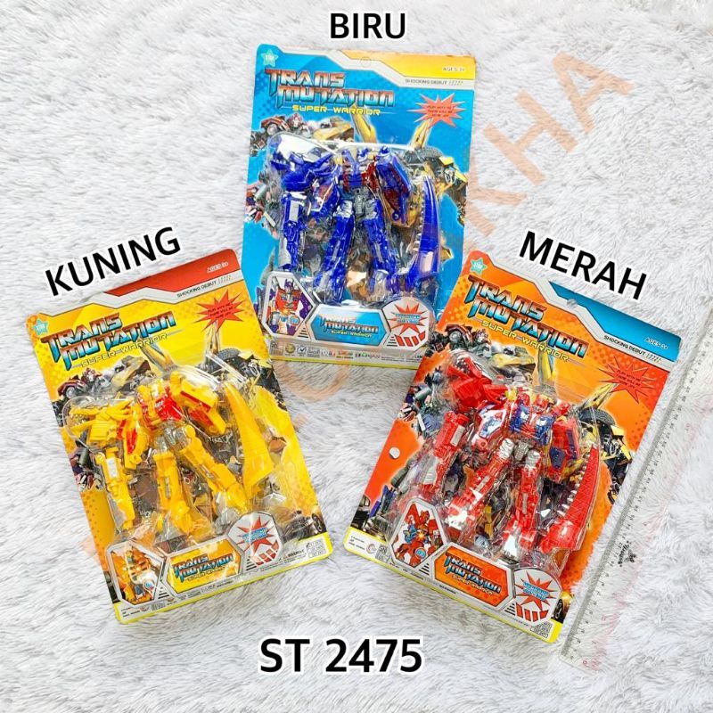 Jual Robot Trans Mutation Dino Bumble bee Berubah Bentuk | Shopee Indonesia