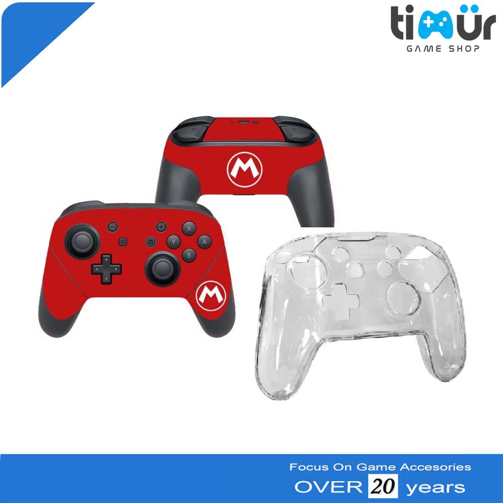 Jual Crystal Case Cover Mika Transparant Nintendo Switch PRO Controller ...