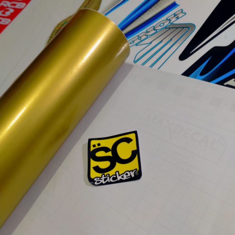 Jual (100cmx45cm) stiker gold maxdecal GOLDEN STICKER BACKGROUND stiker ...