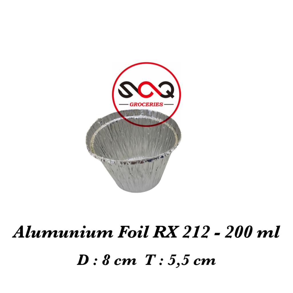 Jual Alumunium Foil Cup RX 212 - 200ml Aluminium foil | Shopee Indonesia