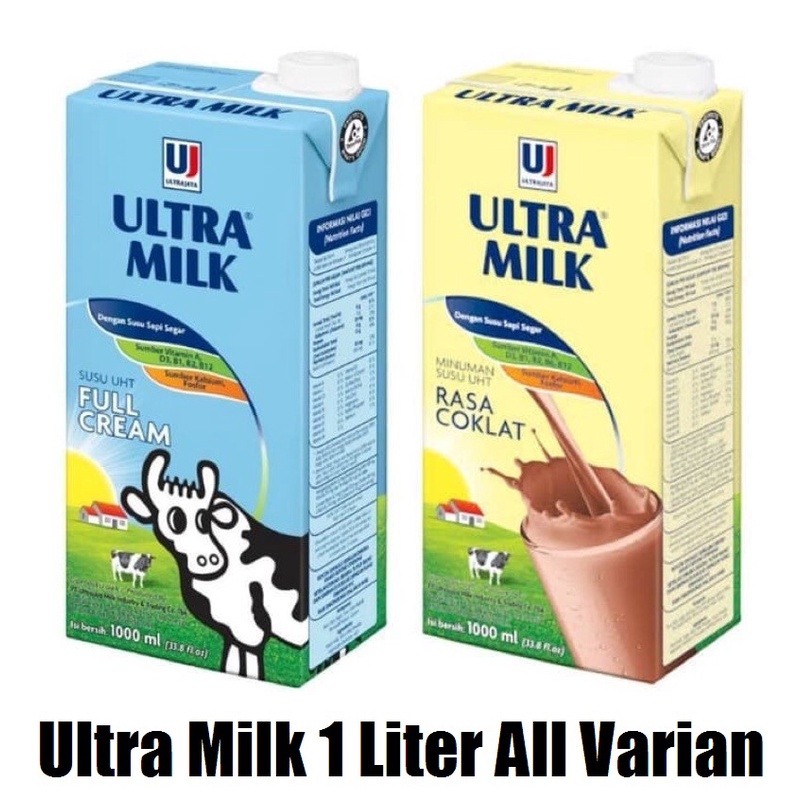 Jual Ultra Milk 1000 ml - UltraMilk 1 Liter | Shopee Indonesia