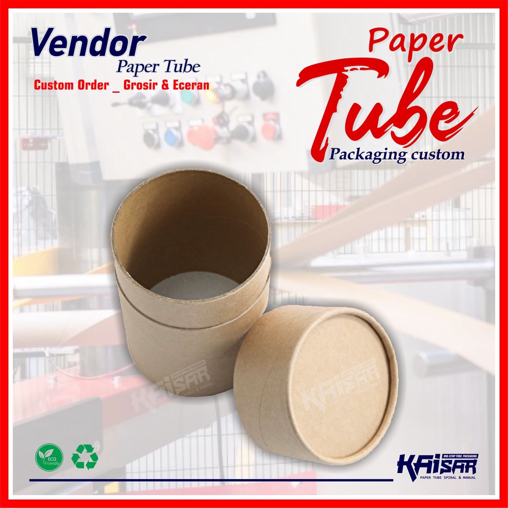 Jual Tabung Selongsong Kertas Paper Tube - Eco Packaging Curva | Shopee Indonesia