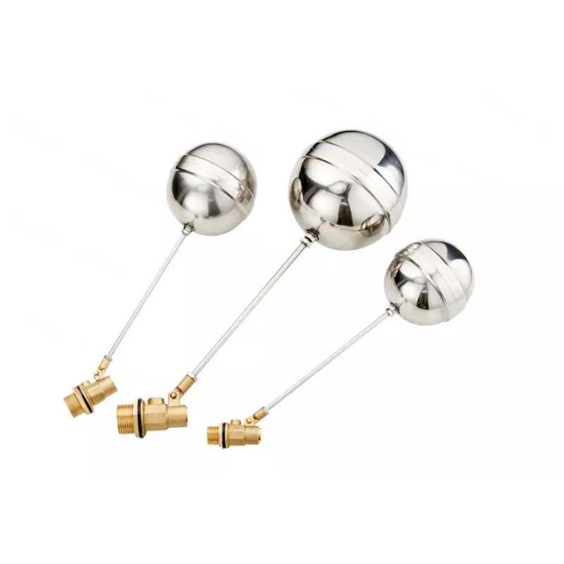 Jual Floating valve pelampung tangki kuningan 2 1/2 inch Bola stainless ...