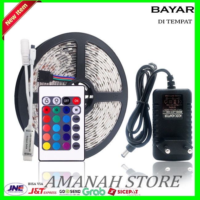 Jual Lampu Led Strip RGB /Led 5050 ip 65 Mata Besar Lampu Roll Led ...