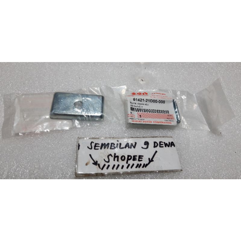 Jual besi plat penahan stelan rantai tutup stelan rantai suzuki satria ...