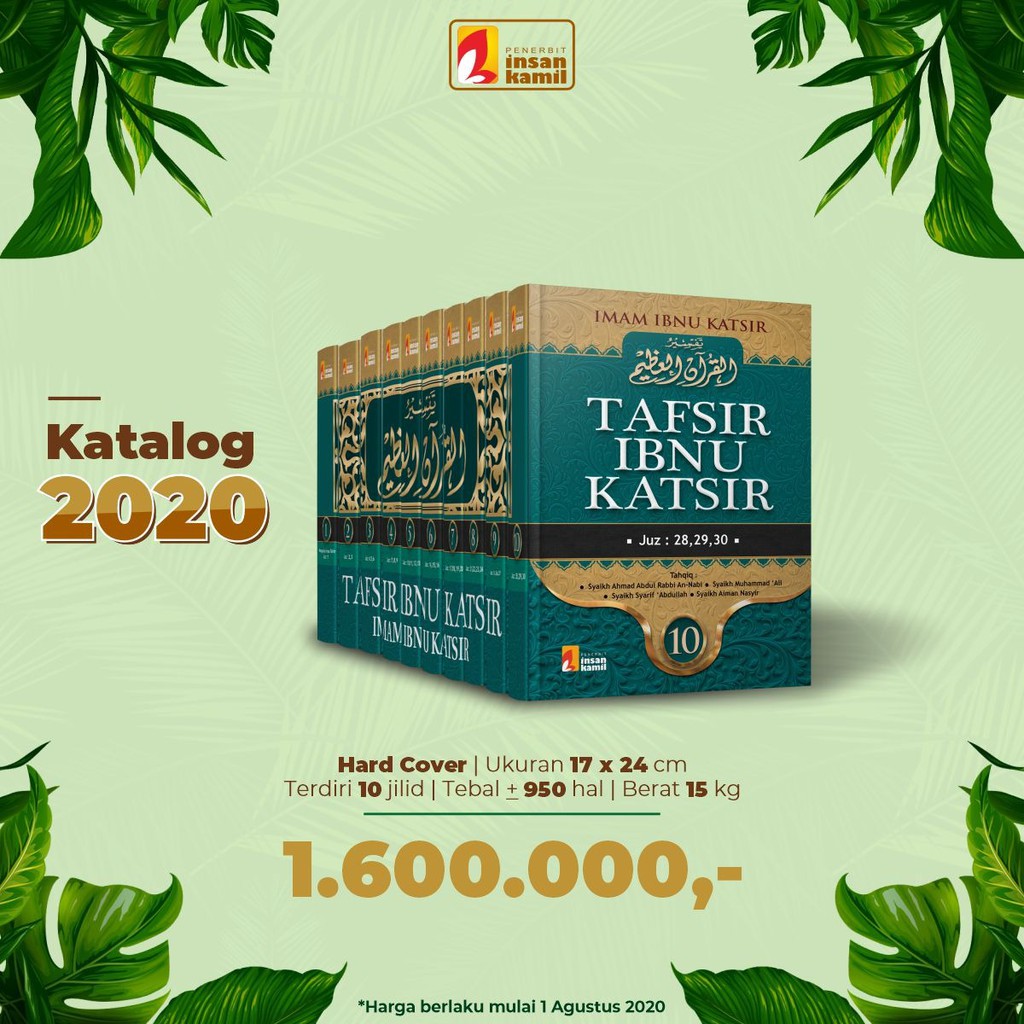 Jual TAFSIR IBNU KATSIR (10 jilid) BOX Lengkap 10 Jilid Plus Box - Insan Kamil | Shopee Indonesia
