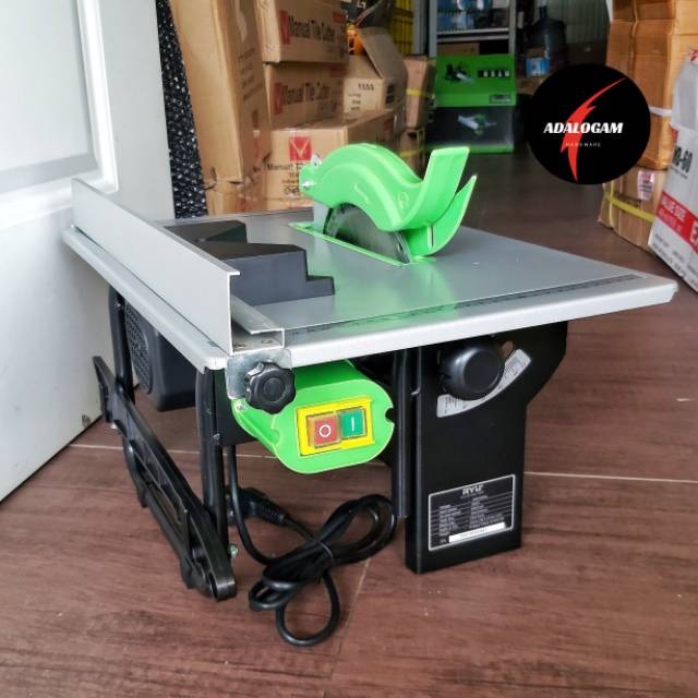 Jual Table Saw RYU RTS8 Gergaji Meja Potong Kayu 600 Watt | Shopee ...