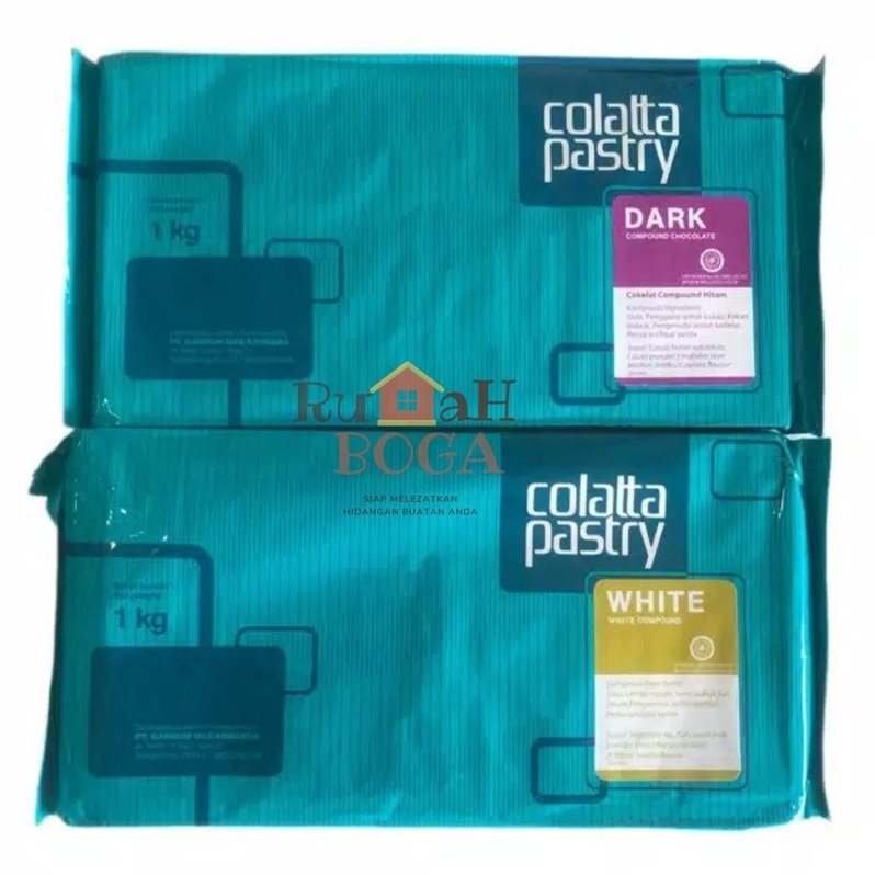 Jual Coklat Cokelat COLATTA Collata PASTRY Dark White Chocolate Coklat ...