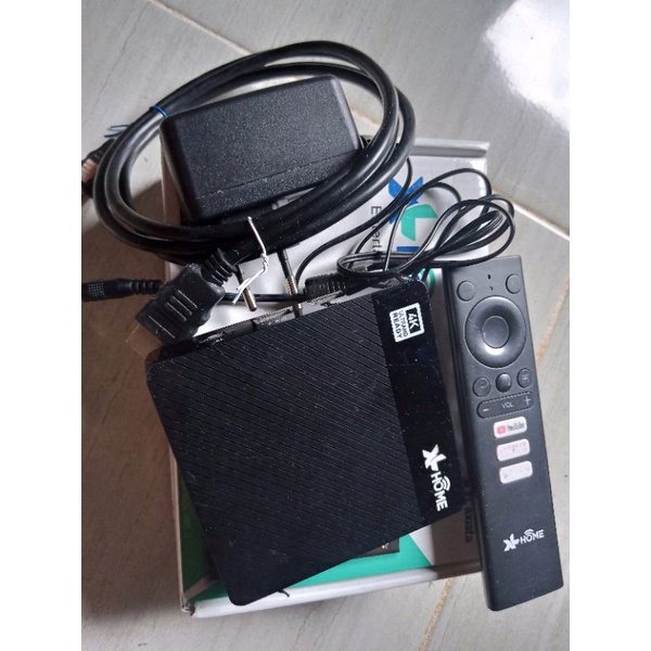 Jual STB XL HOME AKARI AX51 SIAP PAKAI FULL SET REMOTE PUDAR SUPPORT NETFLIX TV, PLAY STORE DLL ...