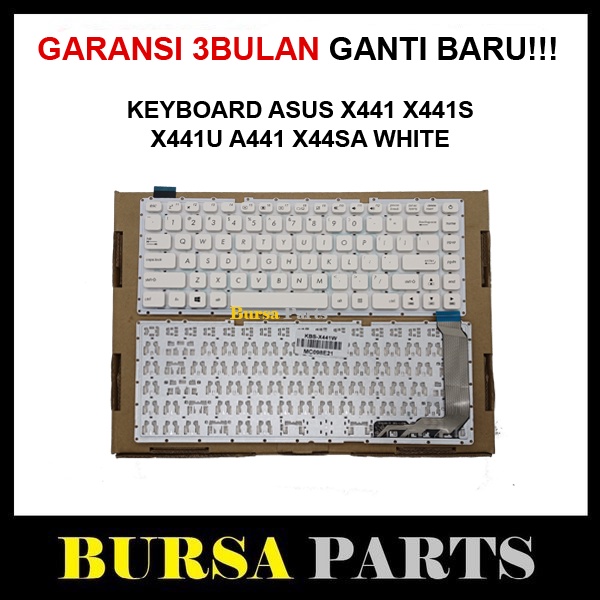 Jual KEYBOARD ASUS X441 X441S X441U A441 X44SA WHITE | Shopee Indonesia
