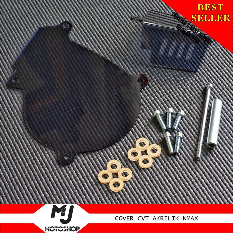 Jual COVER CVT TUTUP KIPAS NMAX AEROX AKRILIK TRANSPARAN - BONUS BAUT ...
