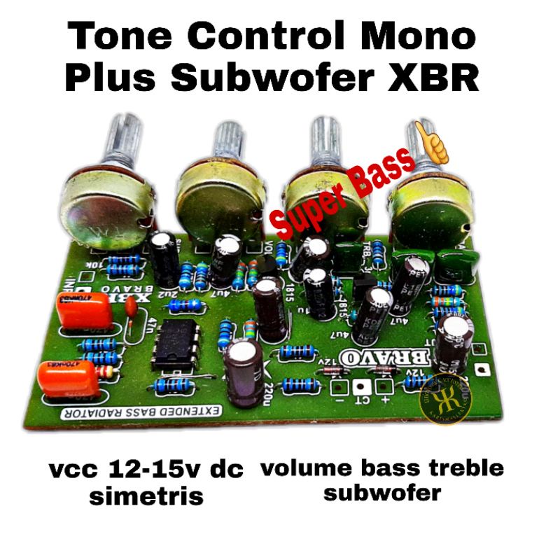 Jual TONE CONTROL MONO PLUS SUBWOFER XBR | Shopee Indonesia