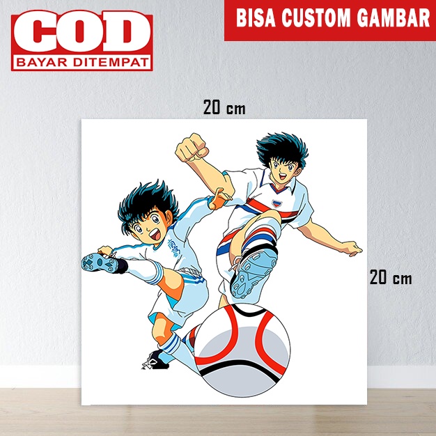 Jual Poster Captain Tsubasa/Hiasan Dinding Kayu 9mm 20x20 cm/Wall Decor ...