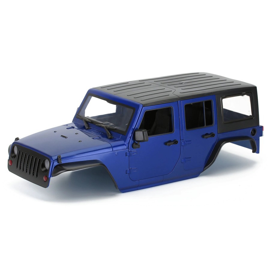 Jual Jeep Wrangler Rubicon 4 Door Hard Body Shell Kit 313mm Wheelbase 1/10 | Shopee Indonesia