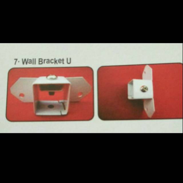 Jual Wall bracket kaki tembok tutup tembok rel gorden rumah sakit ...