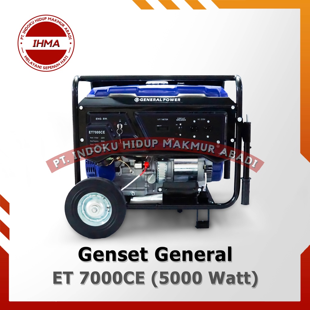 Jual Genset Listrik Bensin General ET 7000 CE - Gasoline Generator ...