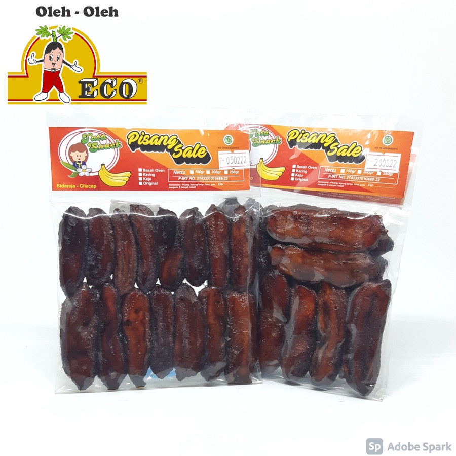 Jual Pisang Sale Basah Oven Manis Legit Tata Snack | Shopee Indonesia