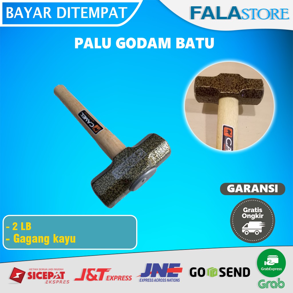Jual Palu Godam Godem Bodam Bodem Bogem Petel Batu Gagang Fiber Kuat ...