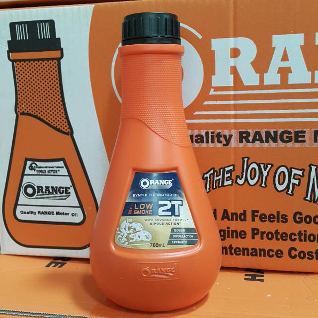 Jual OLI 2T / OLI SAMPING MOTOR 2 TAK QRANGE / ORANGE 2T TUTUP HITAM ...